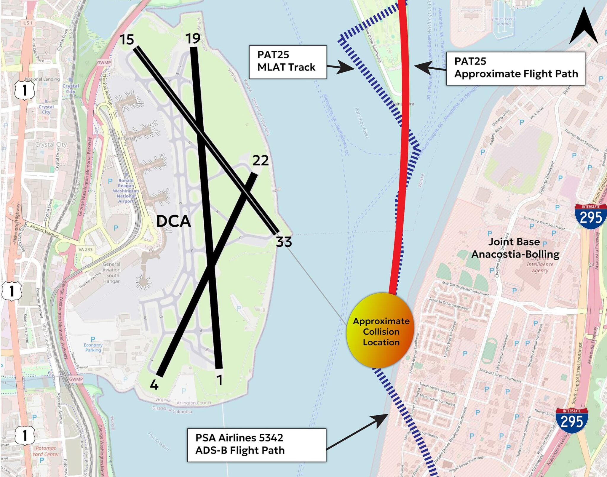 Potomac Midair Collision Update: AA Flight 5342 and Blackhawk