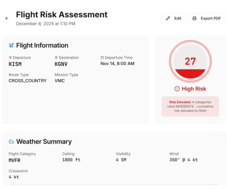 Mission Ready - Pilot Debrief